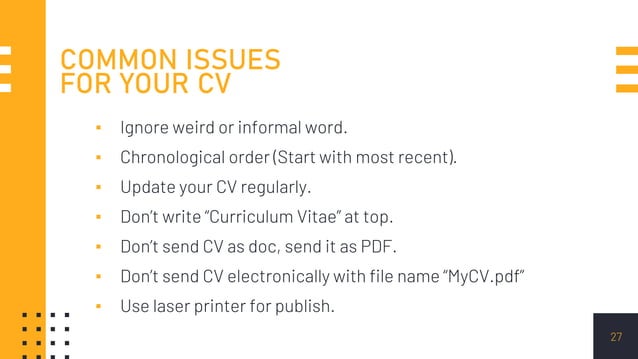 CV Writing | PPT