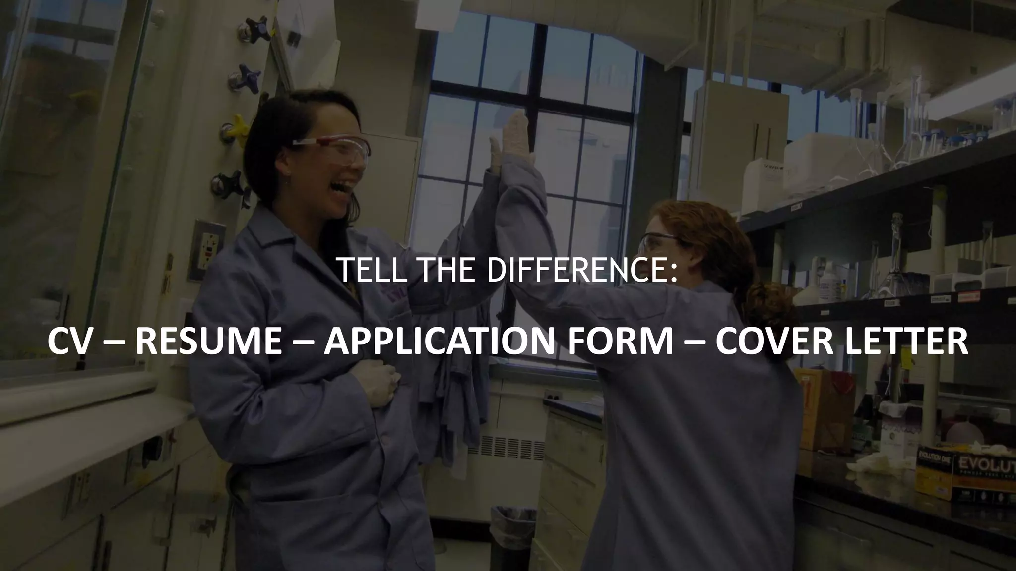 CV writing presentation | PDF