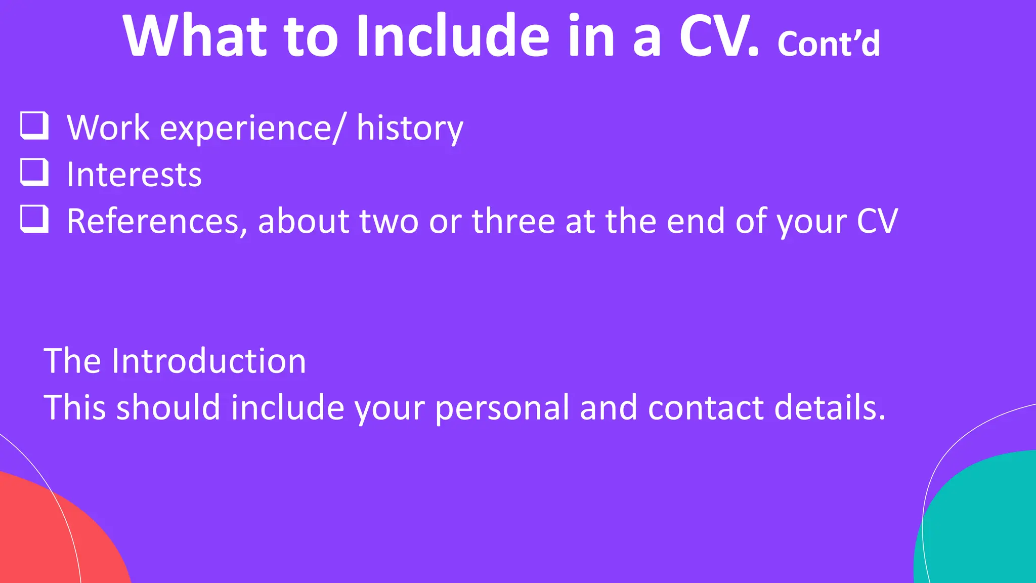 CV WRITING PRESENTATION - SOLWEZI.pptx