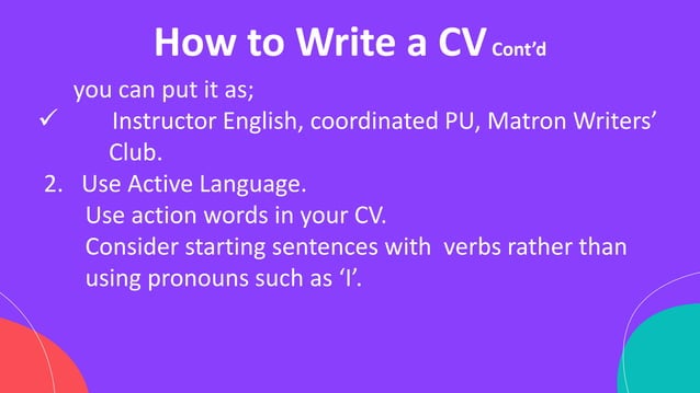CV WRITING PRESENTATION - SOLWEZI.pptx