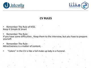 Cv writing workshop | PPTX