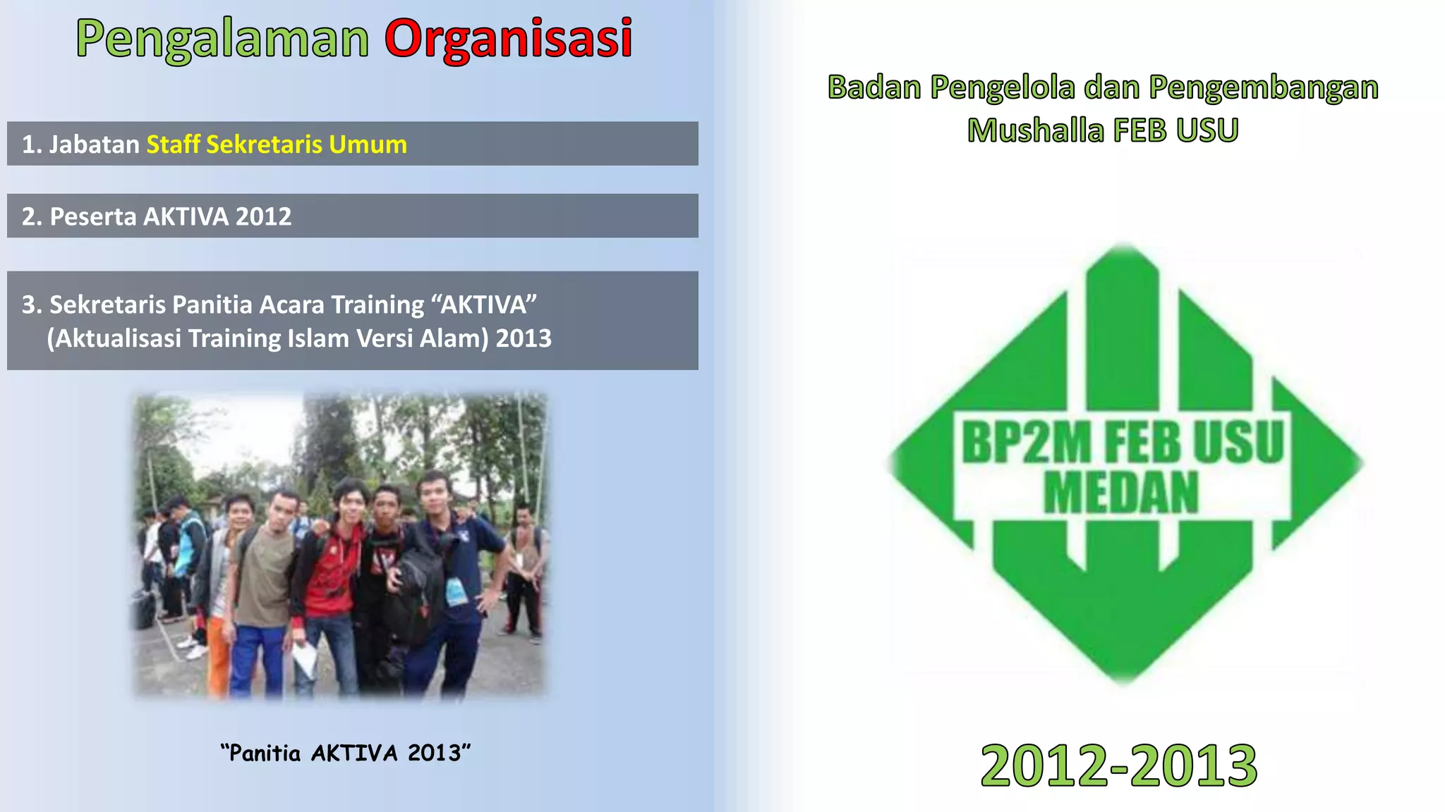 Contoh Power Point Pengenalan Diri | PPTX