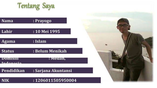 Contoh Power Point Pengenalan Diri | PPTX