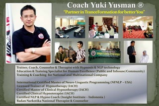 Coach Yuki Yusman ® CV | PPTX