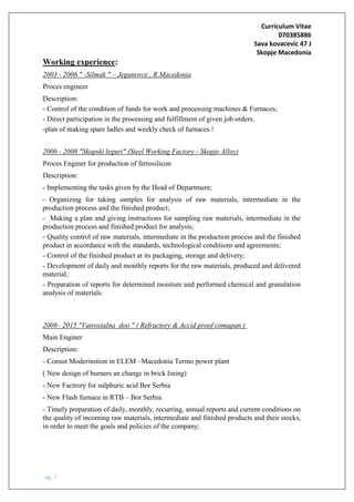 Cv Zoran Todorovski | PDF