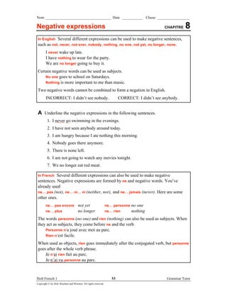 Cw 03182013-handout passe-compose | PDF