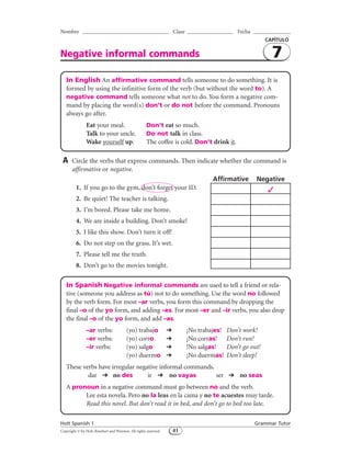 Cw 03182013-imperativo handout | PDF | Programming Languages | Computing
