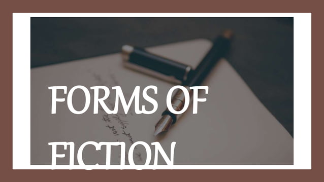 Introduction to Fiction | PPTX | Fantasy | Genres