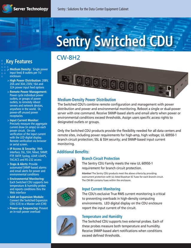 Sentry Switched CDU | PDF