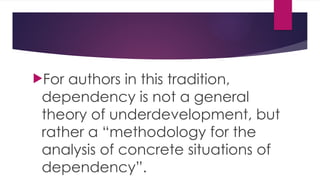 DEPENDENCY THEORY POWERPOINT EDUCATION OF | PPTX
