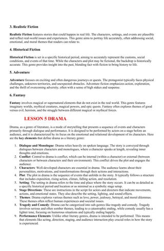 handouts in creative writing among senior high school | PDF