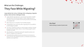 Large Website Migration Case Studies and Checklists | PDF