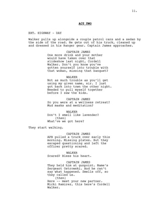 Pilot Script for Walker | PDF
