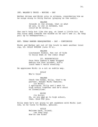 Pilot Script for Walker | PDF