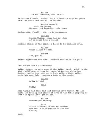 Pilot Script for Walker | PDF
