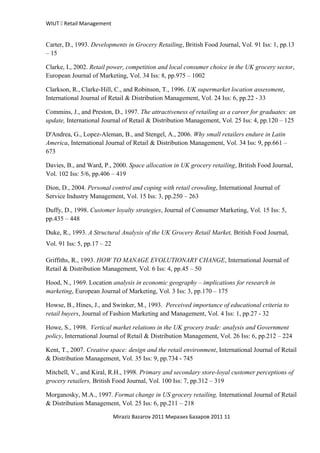 Retail Management of the “Cornerstore” or “Murdulloev” private ...