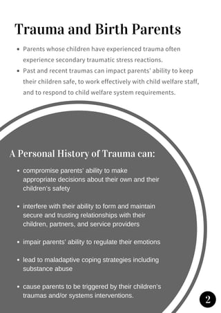 Child Welfare: Lesson 7 Handout | PDF