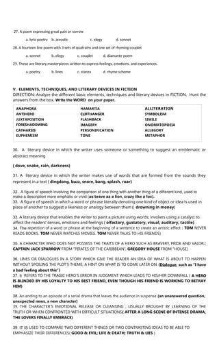 handouts in creative writing among senior high school | DOCX