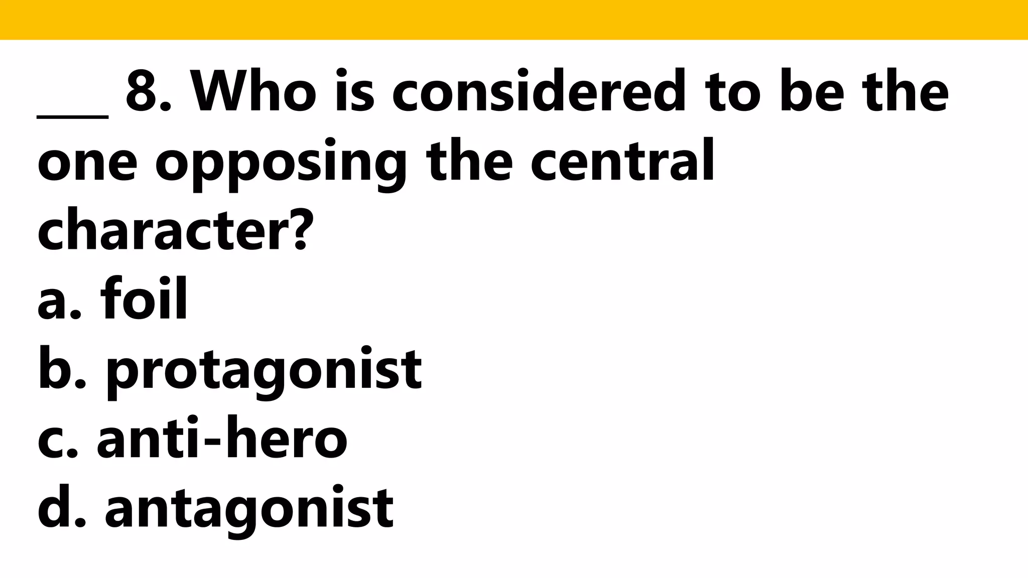 Creative Writing - Conceptualizing Character, Setting, and Plot for One-Act Play | PPTX