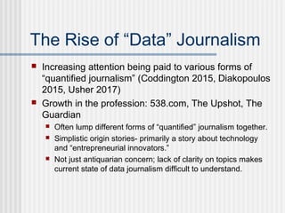 The history of precision journalism (and why it matters) | PPT