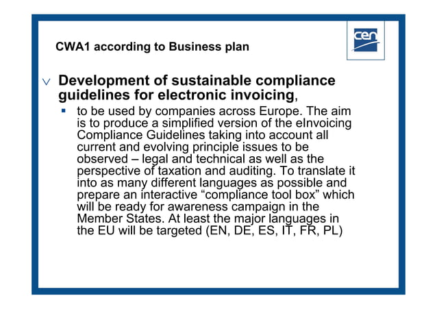 Cwa sustainable compliance guidelines | PPT