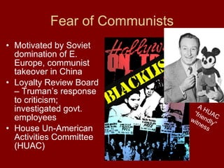 The Cold War at Home | PPT