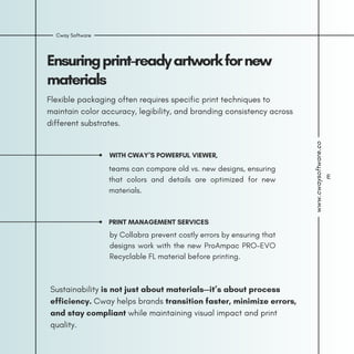 Sustainable Packaging Artwork Management with Cway | PDF
