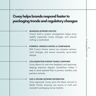 Sustainable Packaging Artwork Management with Cway | PDF