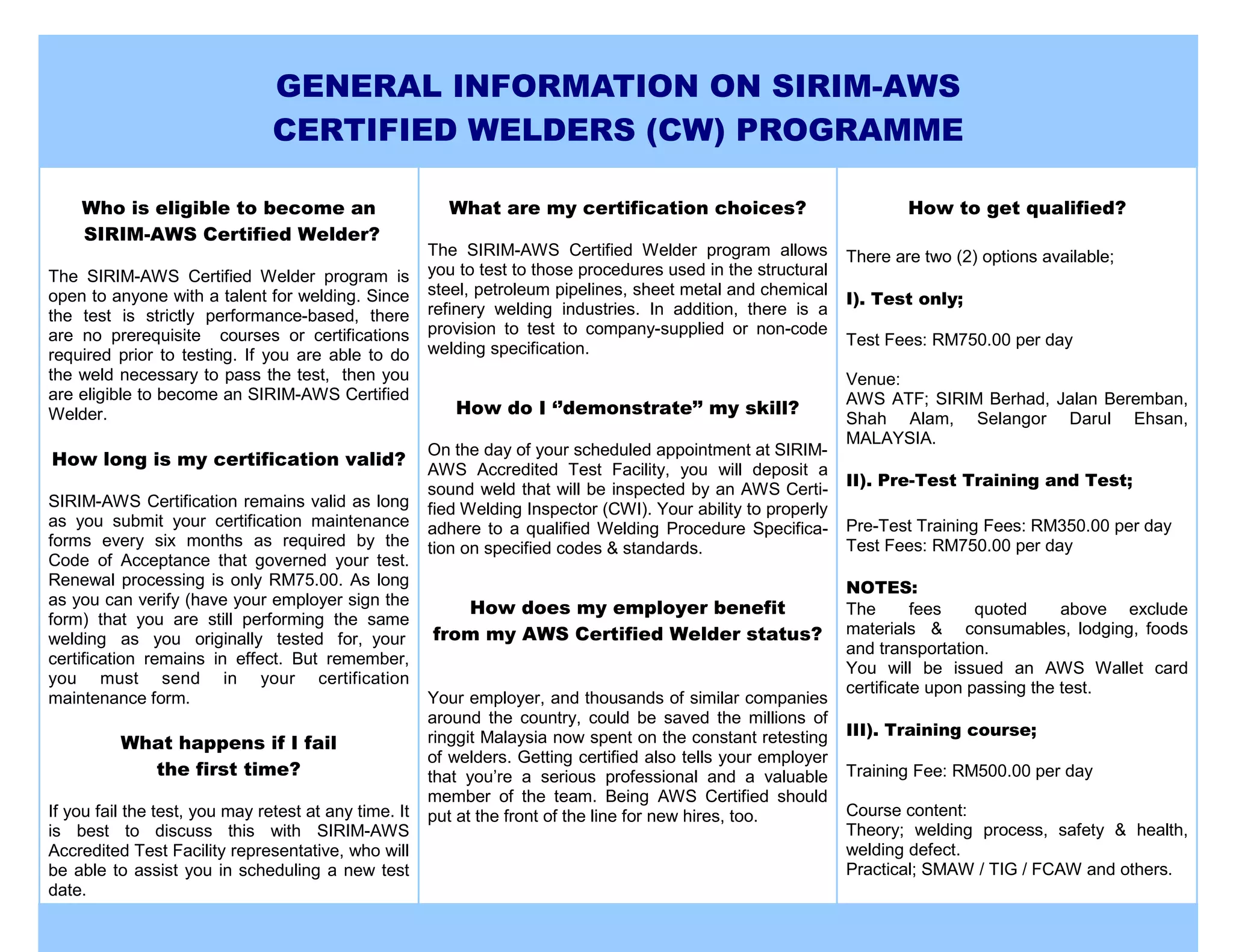 Certified Welder Brochure | PDF