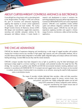 Airborne Recorders - Curtiss-Wright Controls Avionics & Electronics | PDF