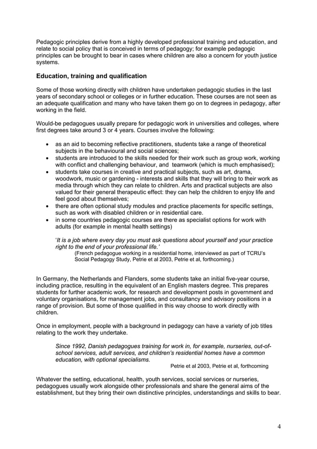 Cwc Handout2 Pedagogy Paper | PDF | Daycare and Pre-School | Parenting