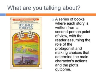 Cw choose yourownadventure | PPT