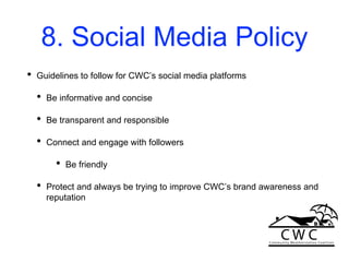 CWC social media strategy | PPT