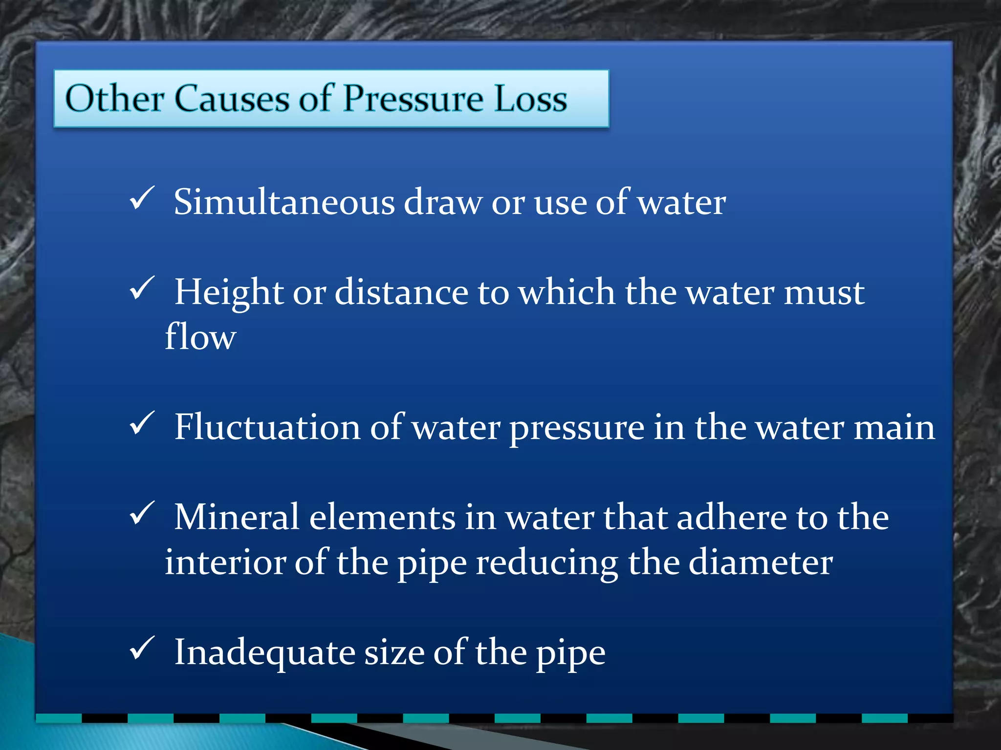 Cold Water Supply Distribution In Building | PPTX