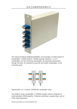 Cwdm oadm | PDF