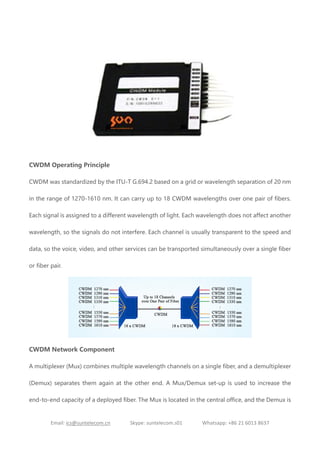 CWDM What You Need to Know | PDF
