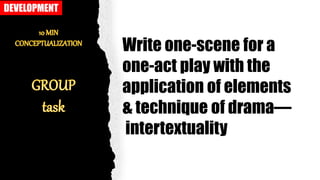 CW DRAMA LESSON 3 WRITING ONE-ACT PLAY.pptx