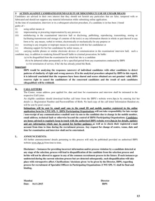 IBPS Cwe spl v Notification 2015-16 | PDF