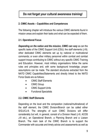 Cimic handbook | PDF