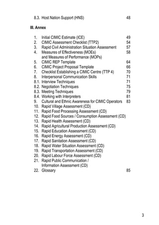 Cimic handbook | PDF