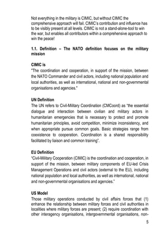 Cimic handbook | PDF
