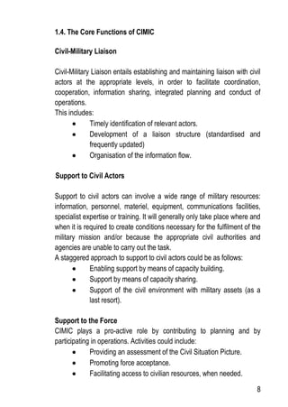 Cimic handbook | PDF