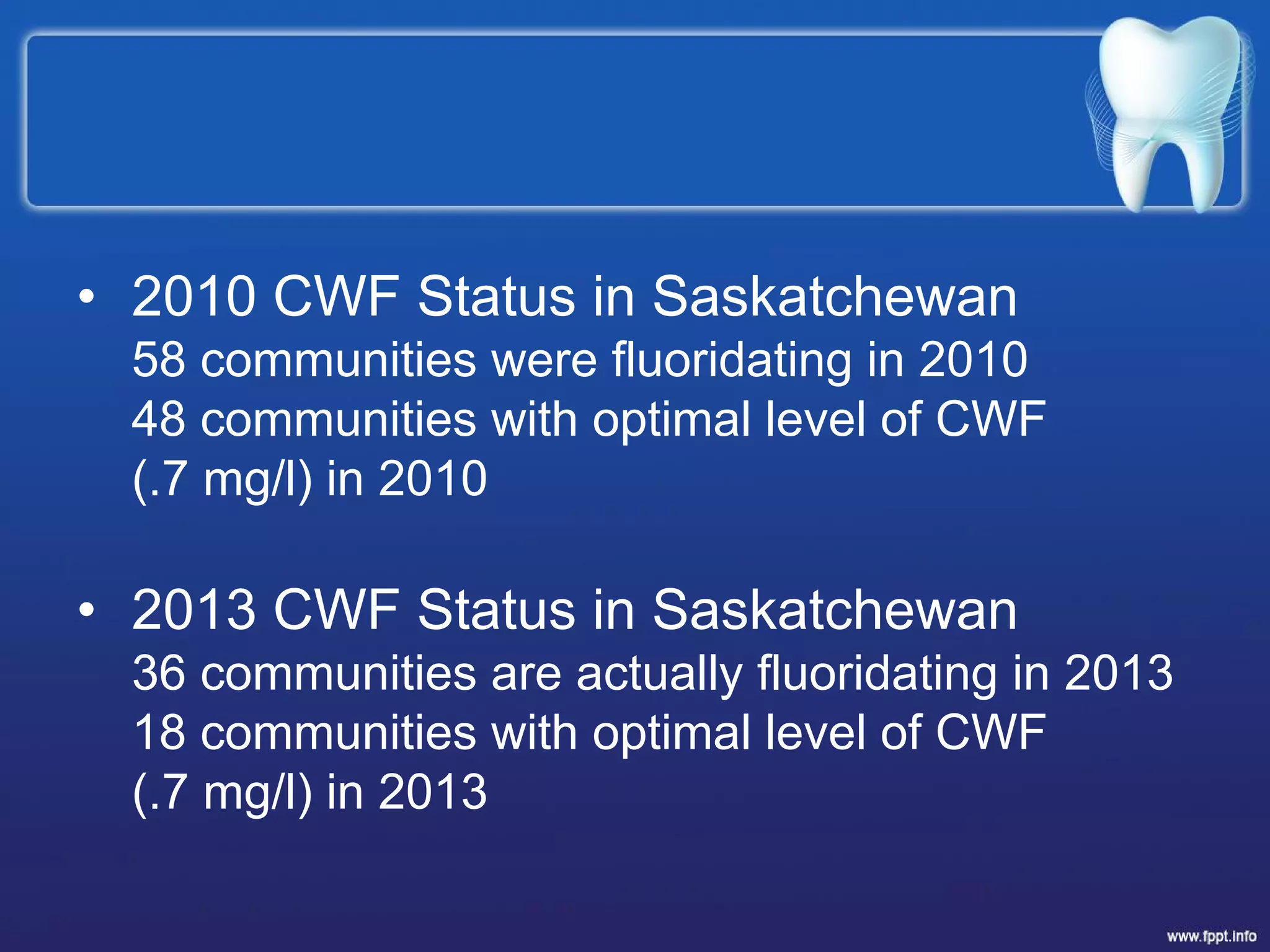 Community Water Fluoridation | PDF