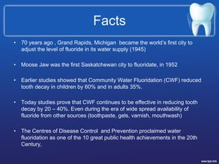 Community Water Fluoridation | PDF
