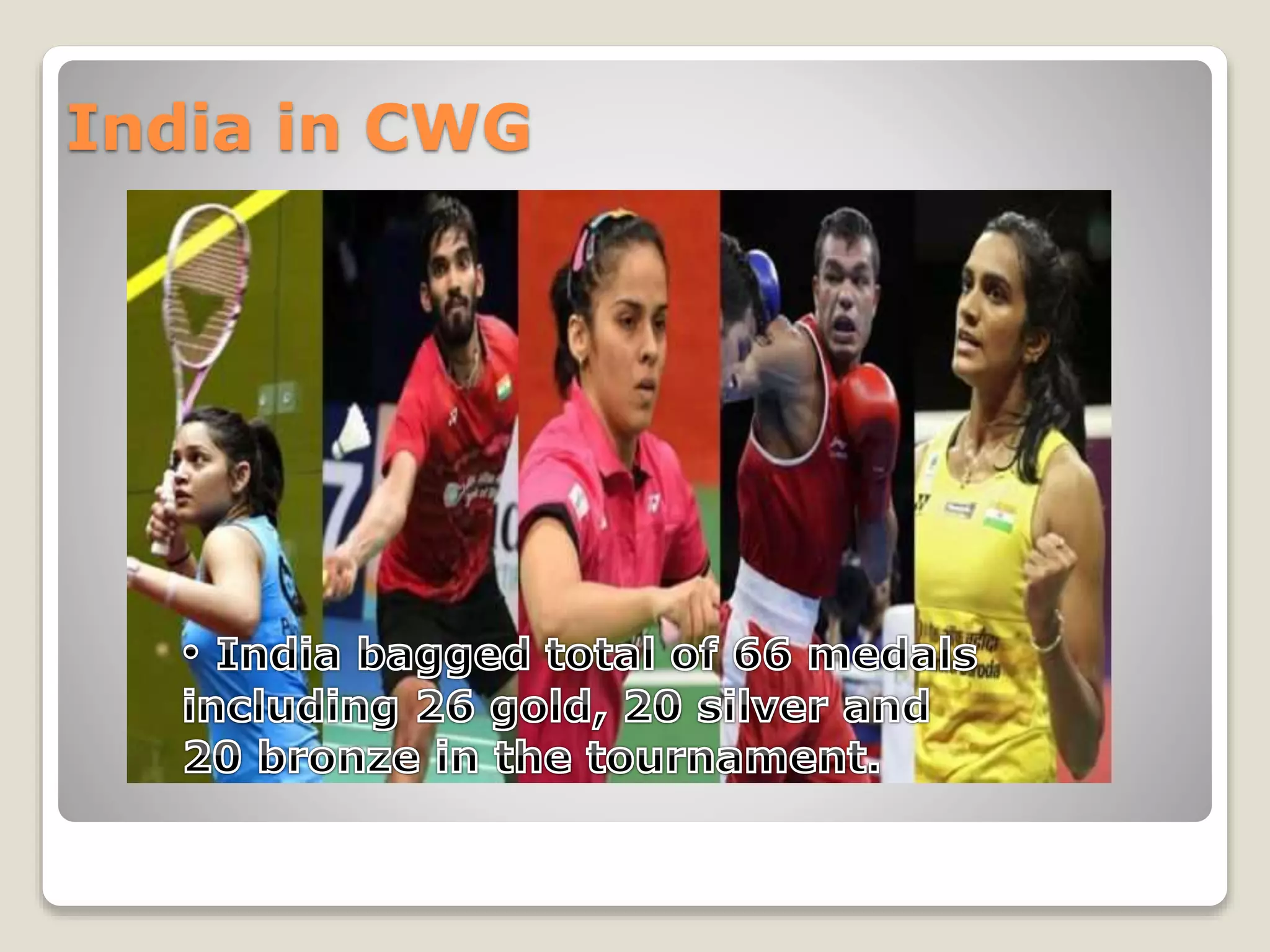 Commonwealth Games 2018 | PPT