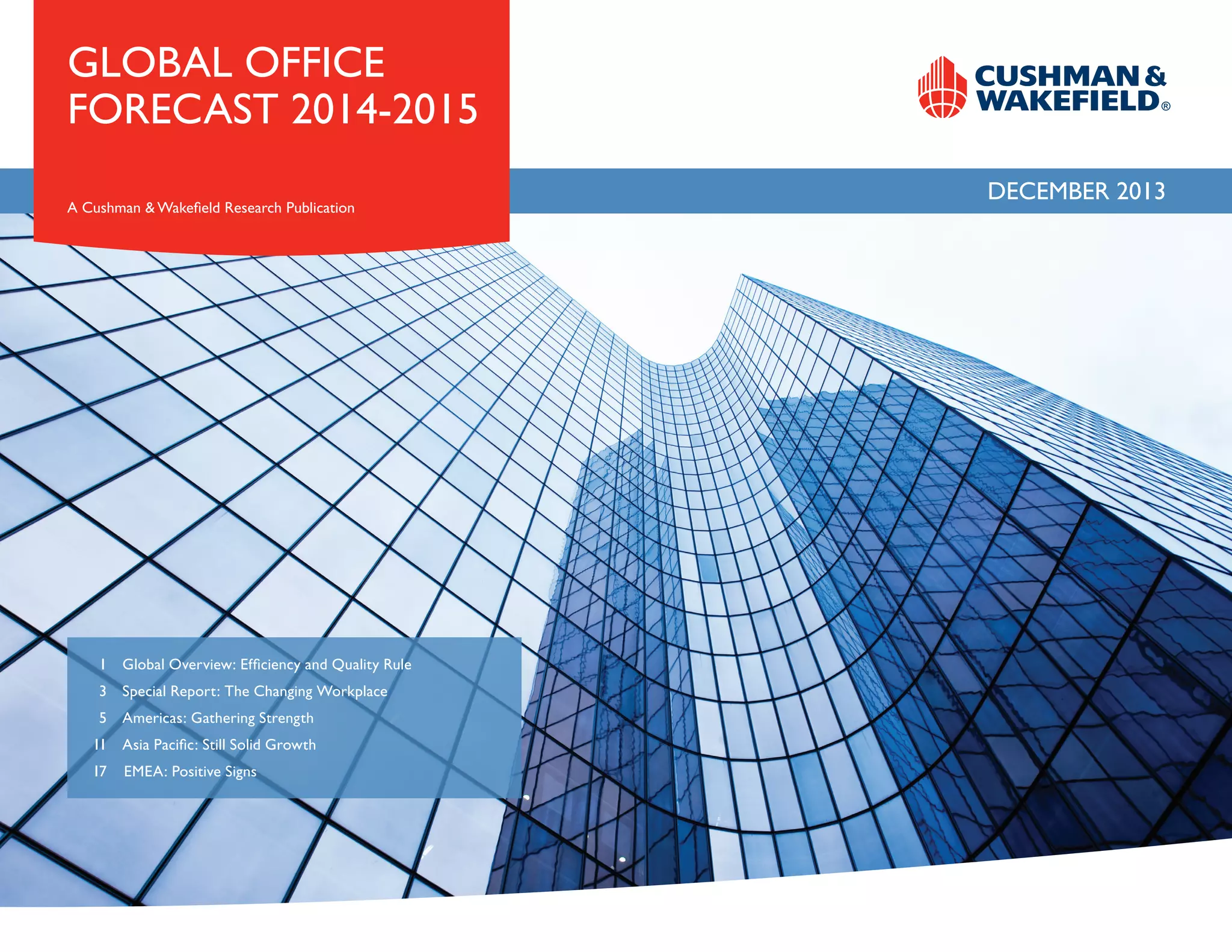 C&W global office forecast 2014-2015 | PPT