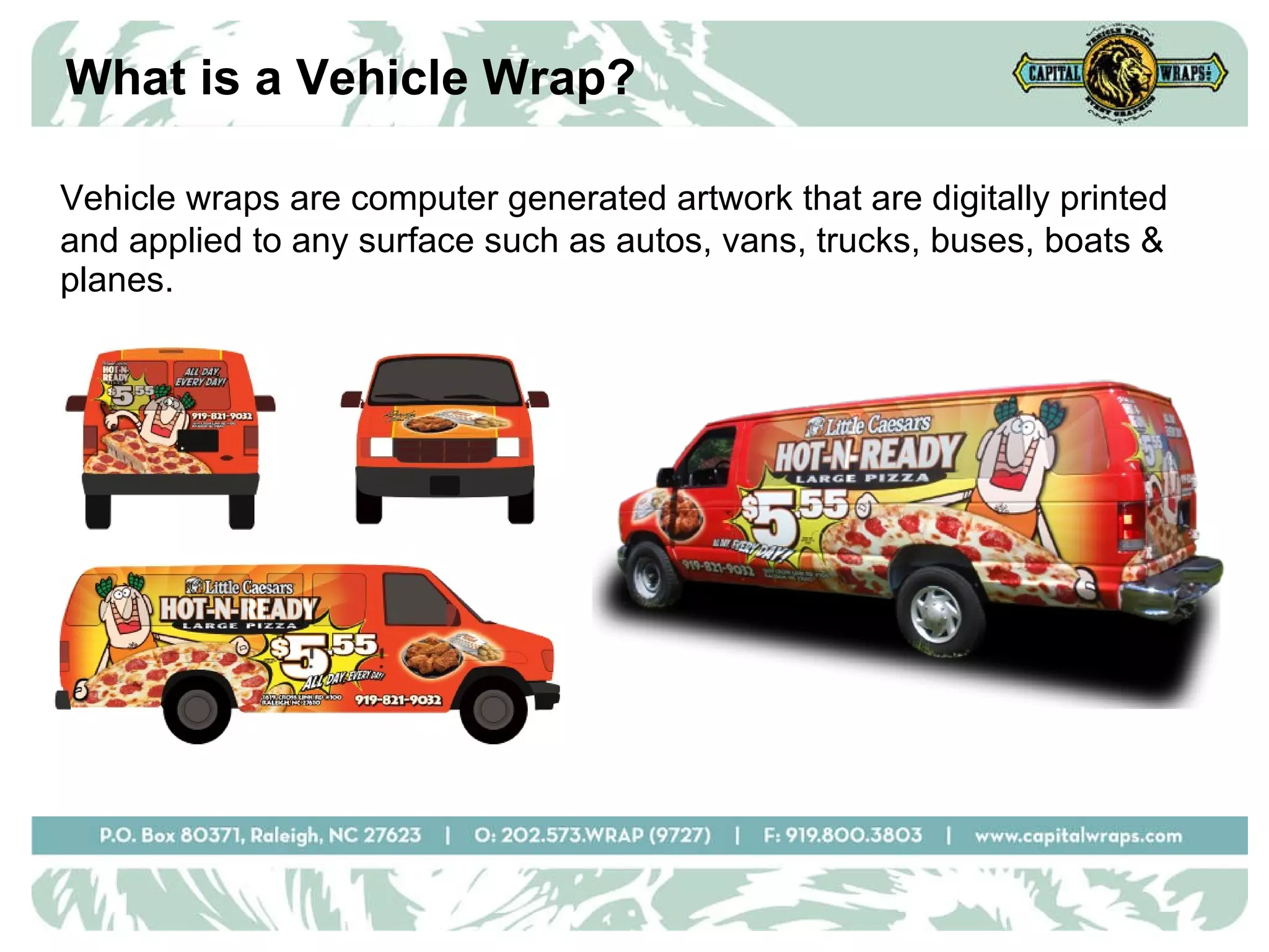 Vehicle Wrap Introduction Presentation | PPT