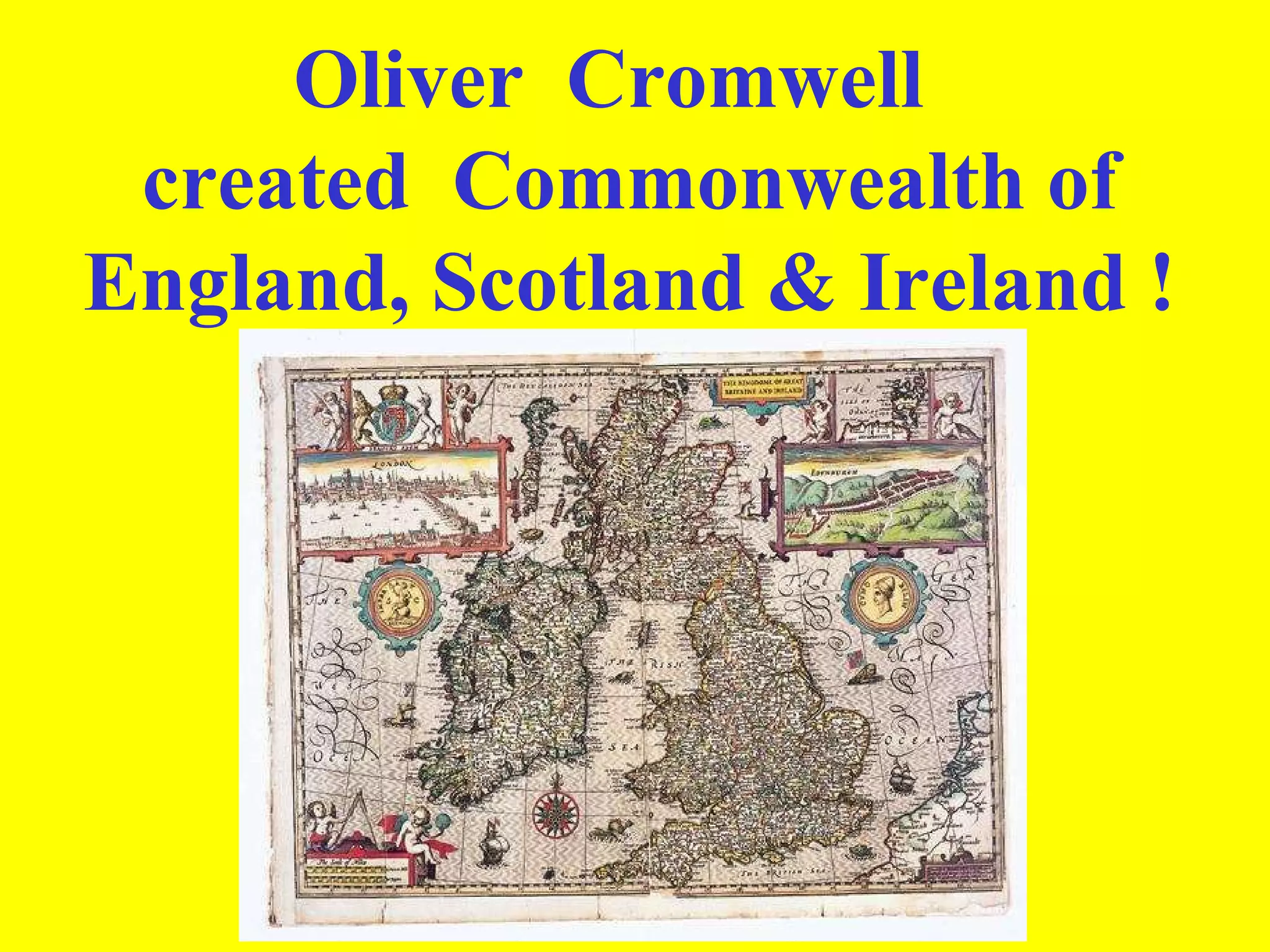 Oliver Cromwell and British History | PPT