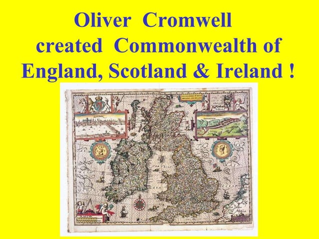 Oliver Cromwell and British History | PPT