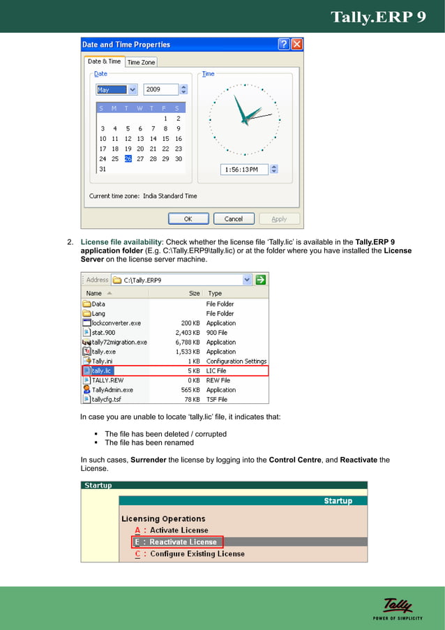 Tally help file | PDF